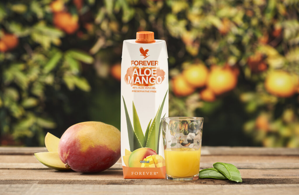 Forever Aloe Mango - Aloe Vera Drik - Få hver 10. GRATIS