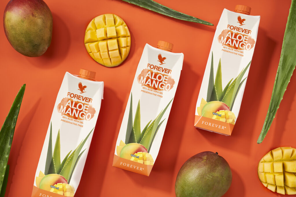 Forever Aloe Mango - Aloe Vera Drik - Få hver 10. GRATIS